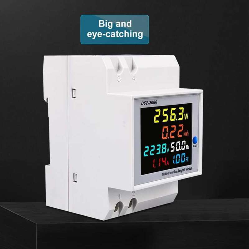 Promo ZUYIYI Meteran Listrik Digital Display Din Rail Single Phase 300V ...