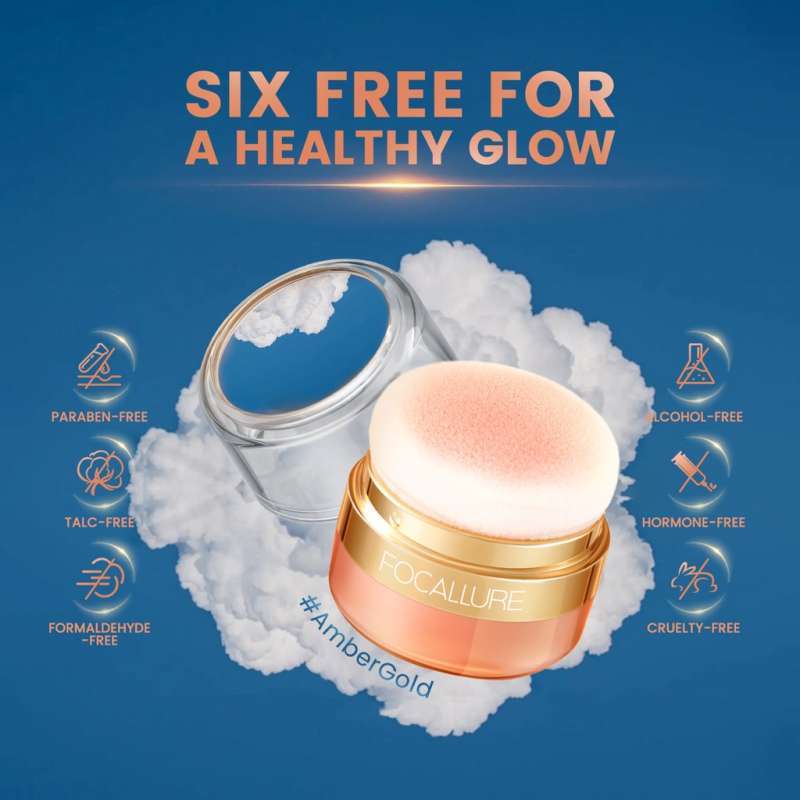 Jual FOCALLURE FA259 Setting Powder & Cheek Blush With Mirror #AmberGold di Seller Beautyspot ...