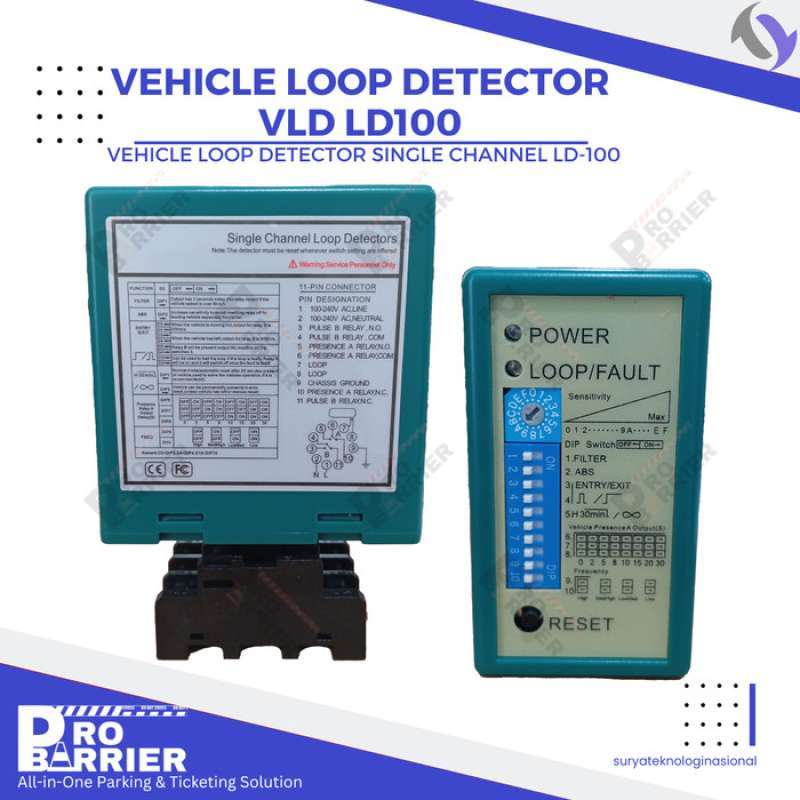Jual Vehicle Loop Detector Single Channel LD-100 | VLD LD100 di Seller ...