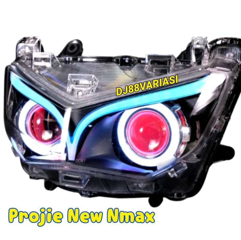 Jual Projie Biled New Nmax Projector Headlamp Lampu Utama Led Alis Rgb ...