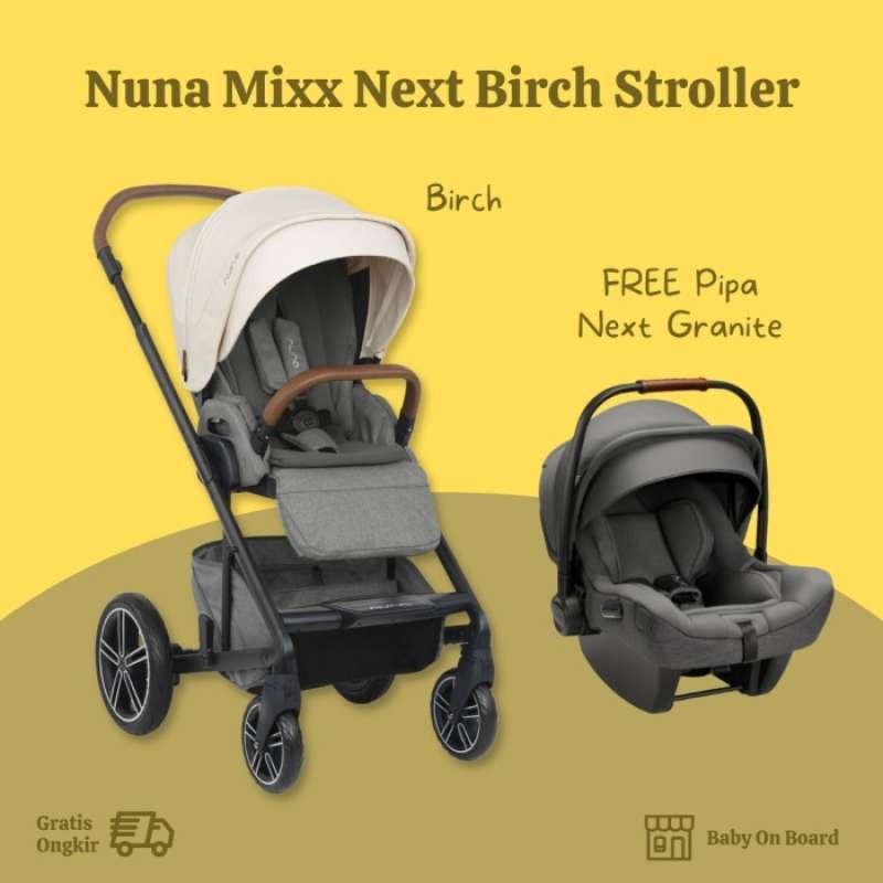 Promo Nuna Stroller Mixx Next- Stroller - Multicolor Birch_pipa_gran Diskon 20% Di Seller ...
