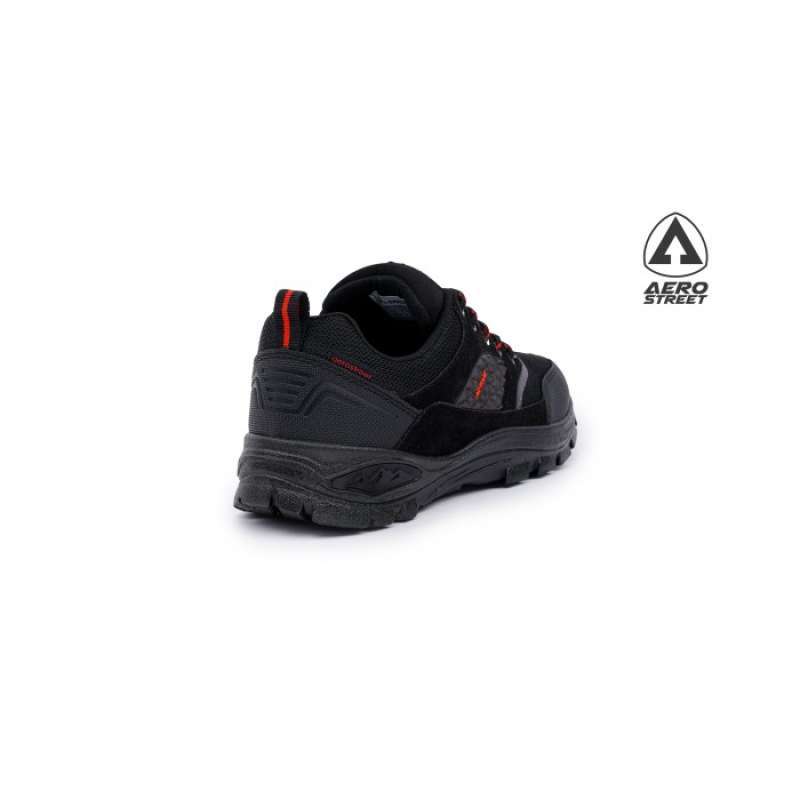 Jual Aerostreet 40-43 Active Low Hitam Hitam Merah - Sepatu Sneaker ...