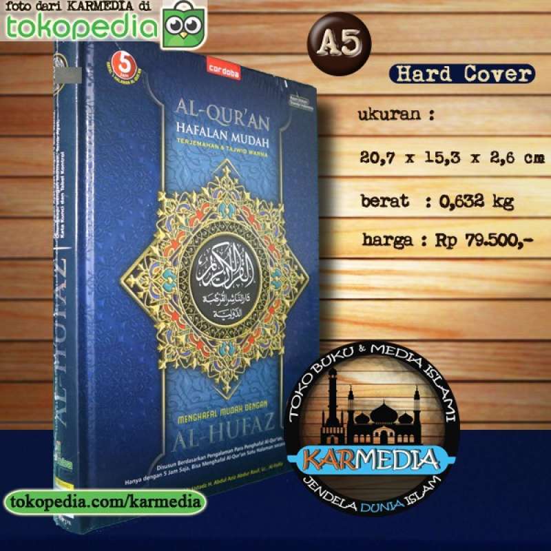 Promo Kitab Al Quran - Alquran Hafalan Mudah Mushaf Hufaz A5 2- Cordoba ...