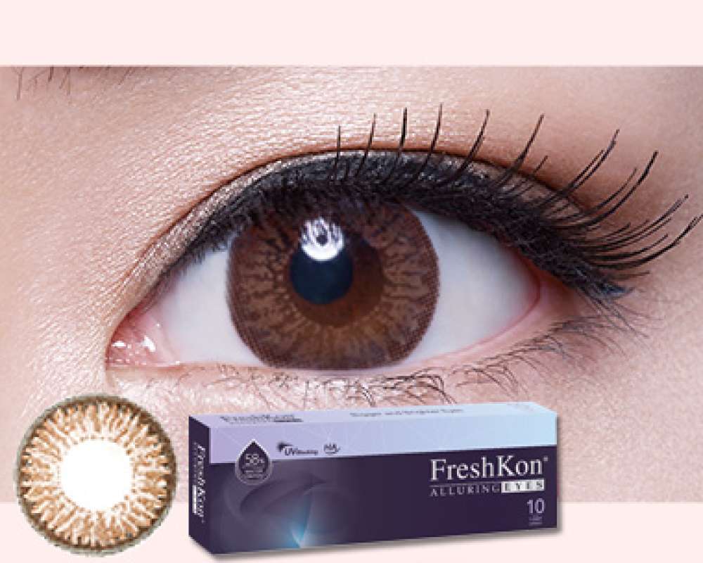 Promo Freshkon 1 Day Alluring Isi 10pcs - Softlens Warna Winsome Brown - -5.00 Diskon 38% Di ...