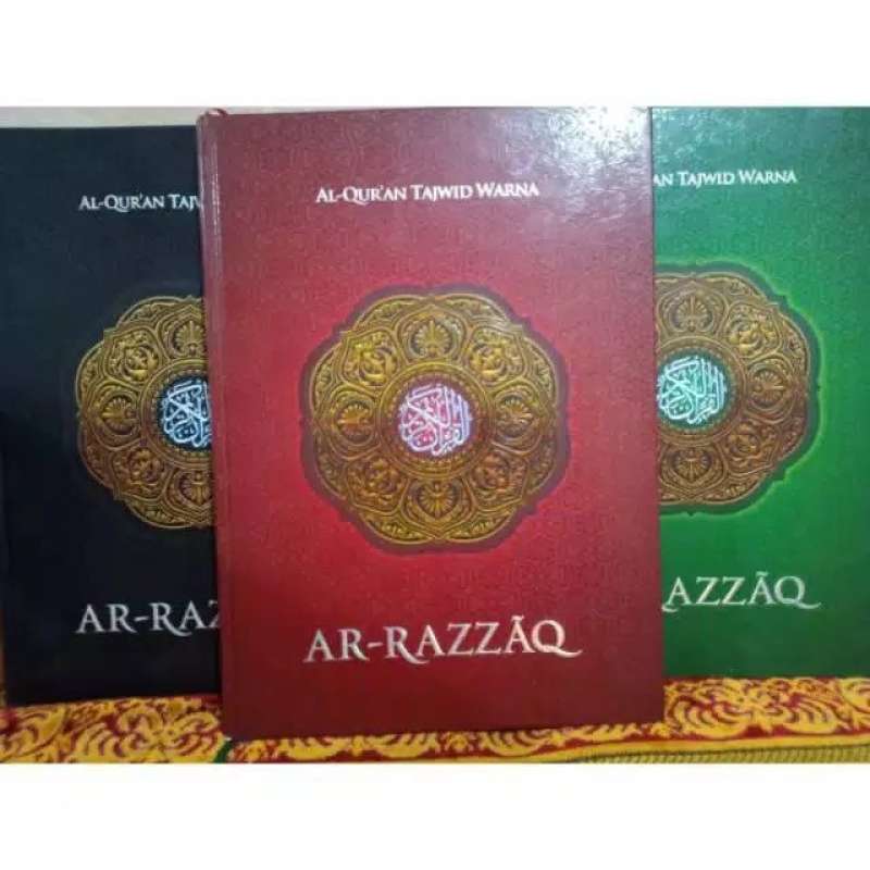 Promo Al-Qur'An Ar Razaq Jumbo A3 Mushaf Tajwid Warna Untuk Lanjut Usia ...