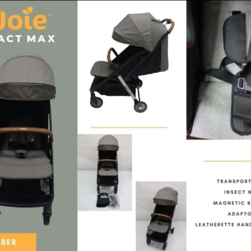 Promo Stroller Cabin Size Joie Pact Max With Insect Net & Transport Bag ...