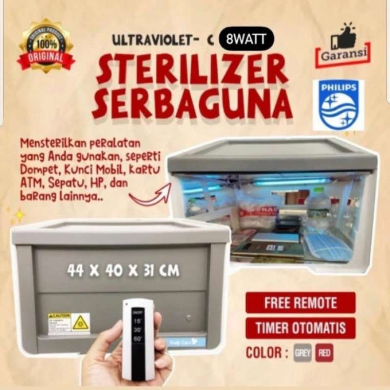 Promo UVC Box sterilizer / box sterilisasi / box uvc / box sterilizer / UV - Multicolor Philips ...