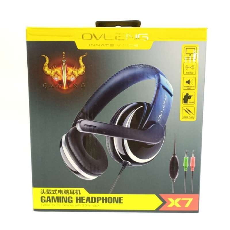 Promo OVLENG X7 | Stereo Gaming Headset Diskon 9% di Seller SAFKA STORE ...