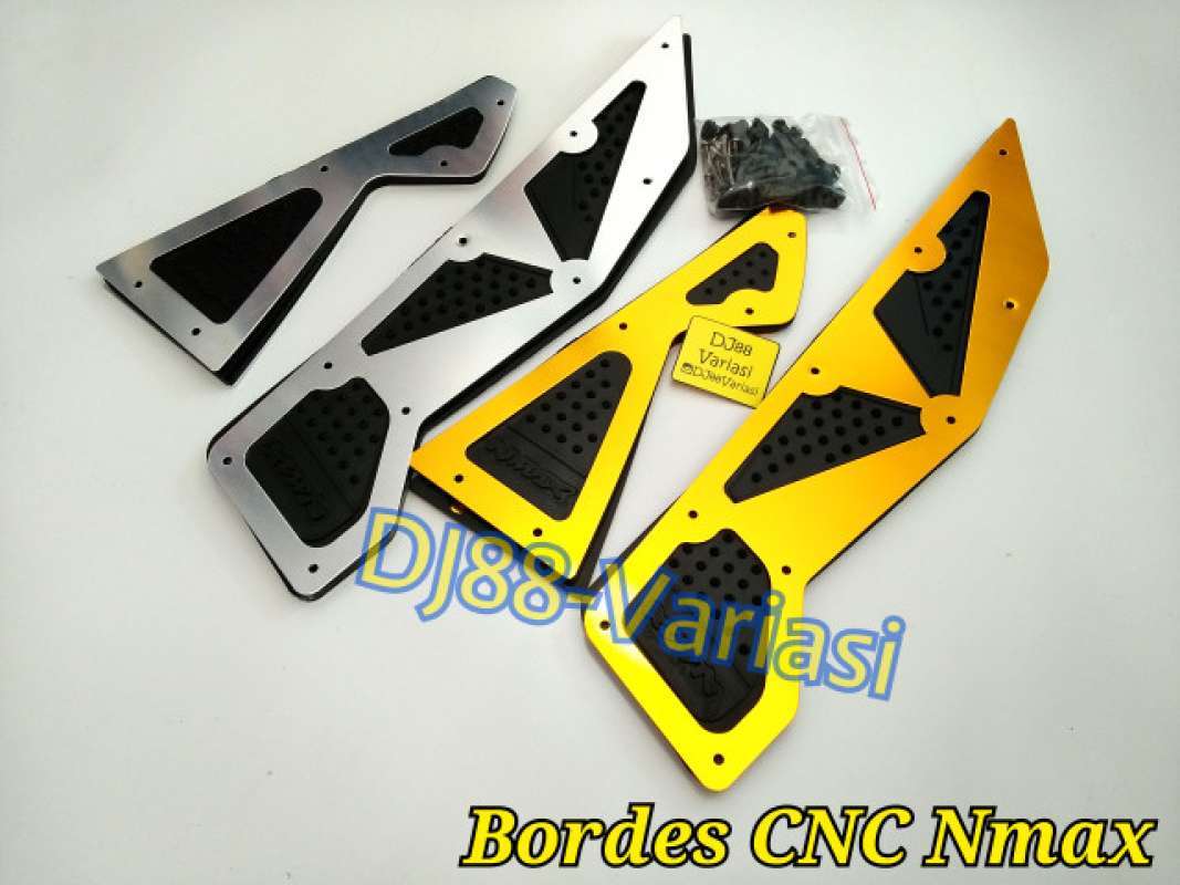 Promo NEW bordes CNC yamaha nmax karpet injekan kaki nmax cnc aksesoris nmax Diskon 9% di Seller ...