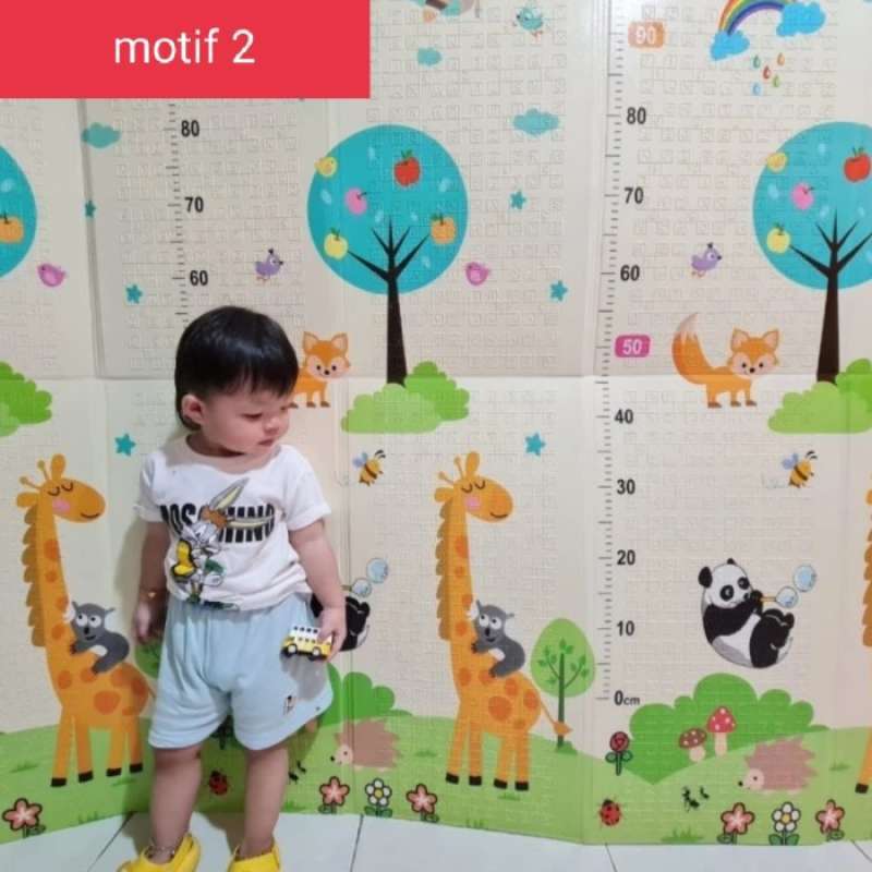 Promo Matras Baby Playmat Anak Lipat Premium Karpet Bright Crown ...