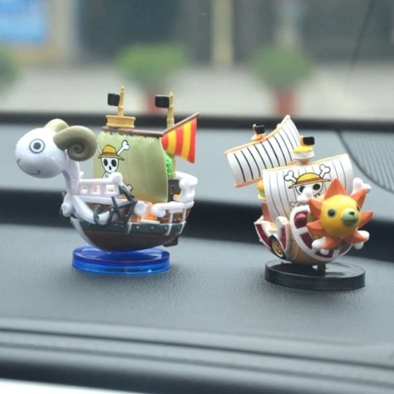 Promo MINIATUR KAPAL ONE PIECE GOING MERRY THOUSAND SUNNY ISI 2PCS ...
