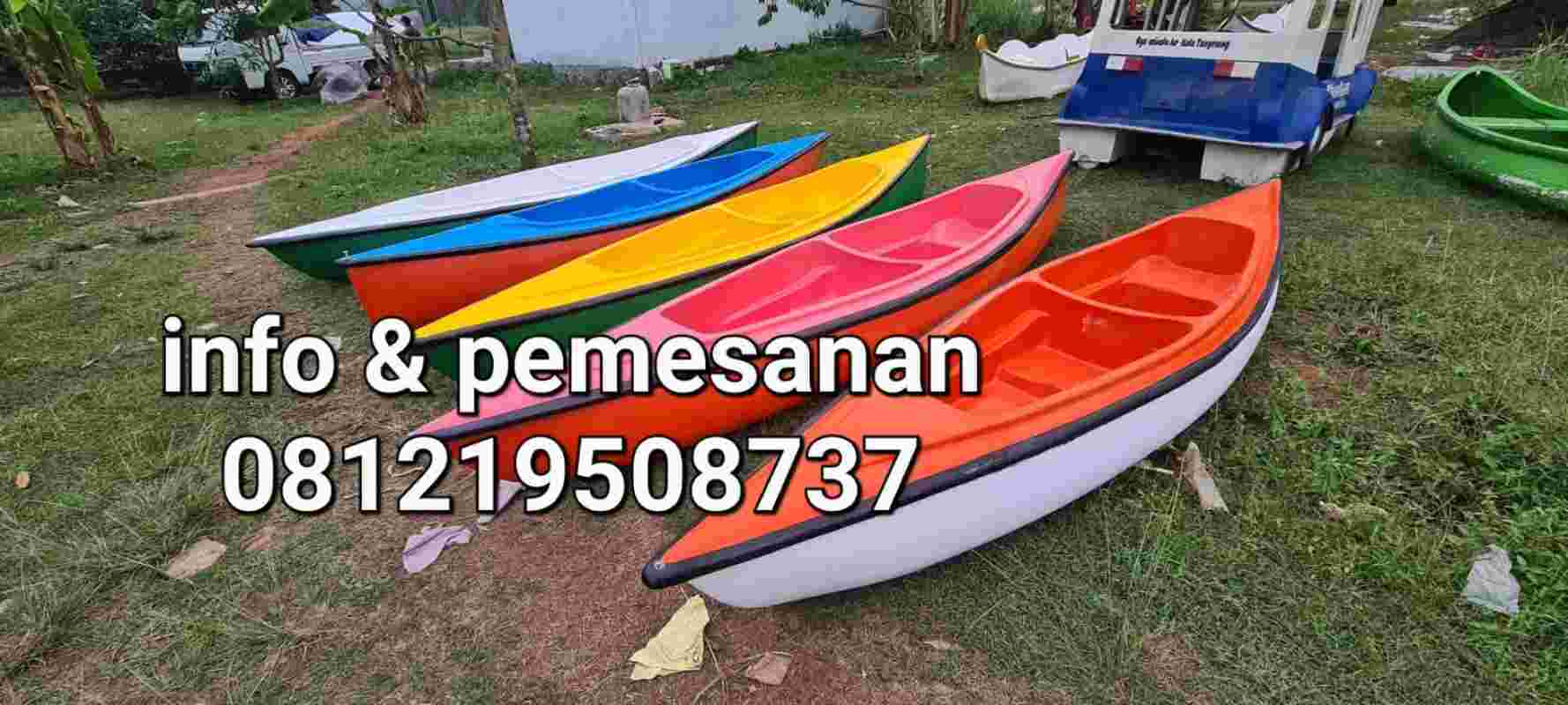 Jual Perahu Kano Dayung Perahu Wisata Wahana Air Kpasitas 2 Orang/perahu Dayung Fiberglass ...