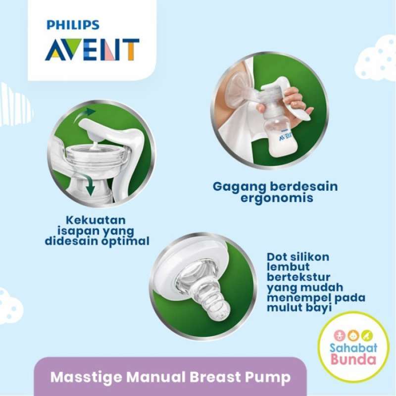 Promo PHILIPS AVENT Breast Pump Masstige - Pompa ASI Manual Philip ...