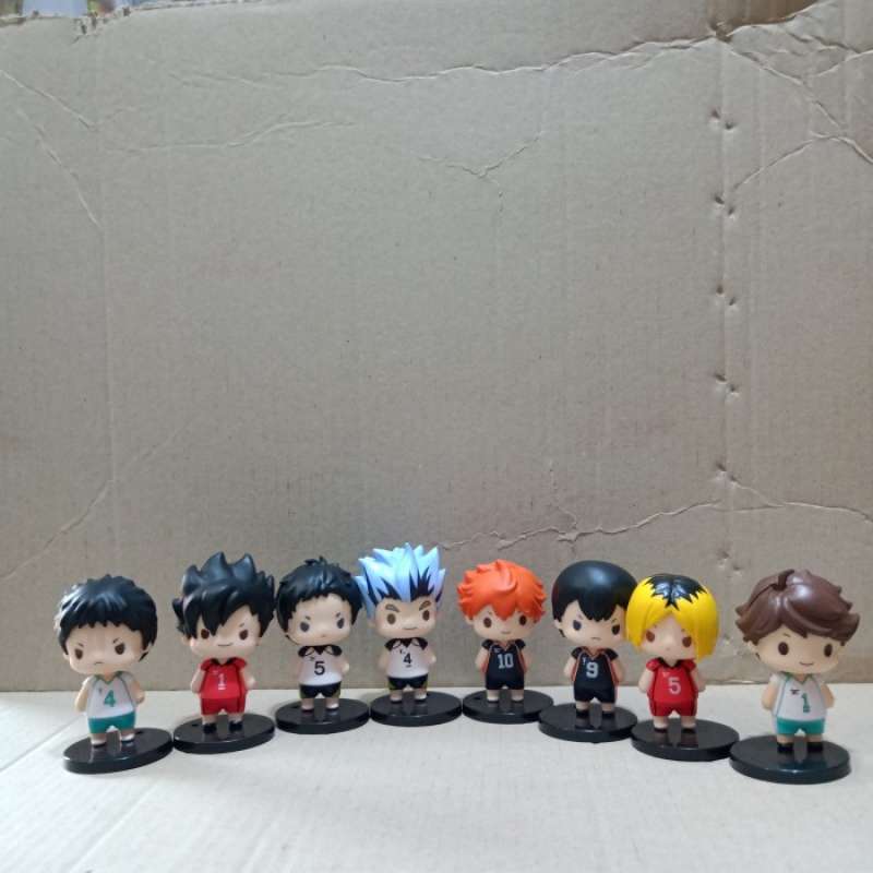 Promo Figure Set Haikyuu Kenma Hinata Bola Volley Figure Anime set 8 ...