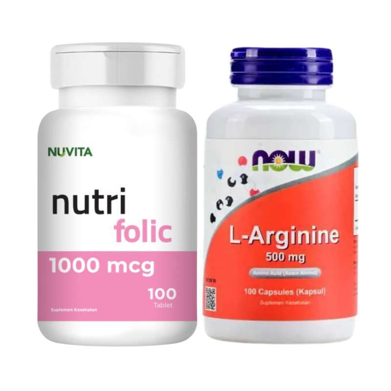 Jual Paket Nuvita Nutri Folic 1000 Mcg 100 Tablet Dan Now Foods L ...