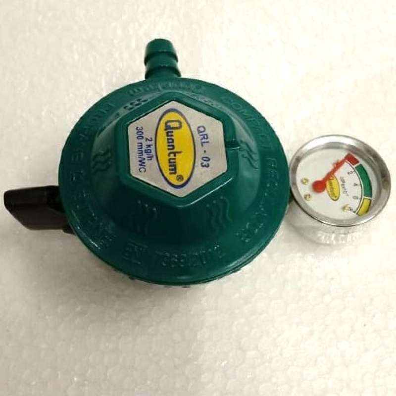 Promo Regulator Kompor Gas +Meter quantum QRL-03 Diskon 23% di Seller ...