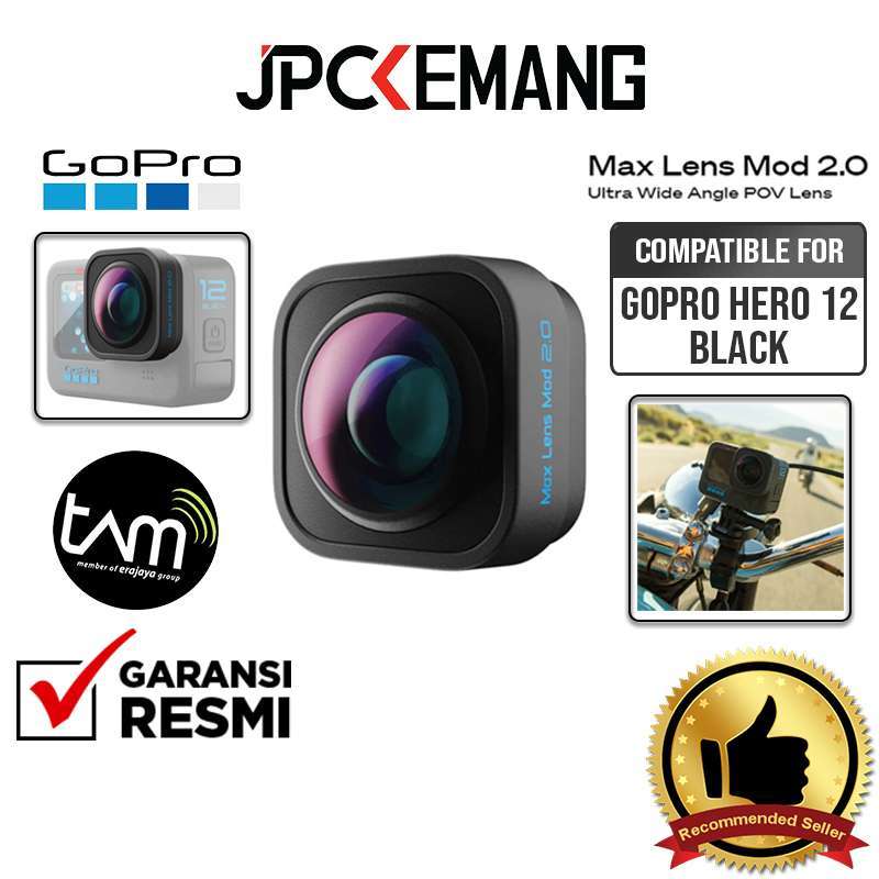 Promo JPC KEMANG GoPro Max Lens Mod 2.0 Ultra Wide Angle POV Lens Mod ...