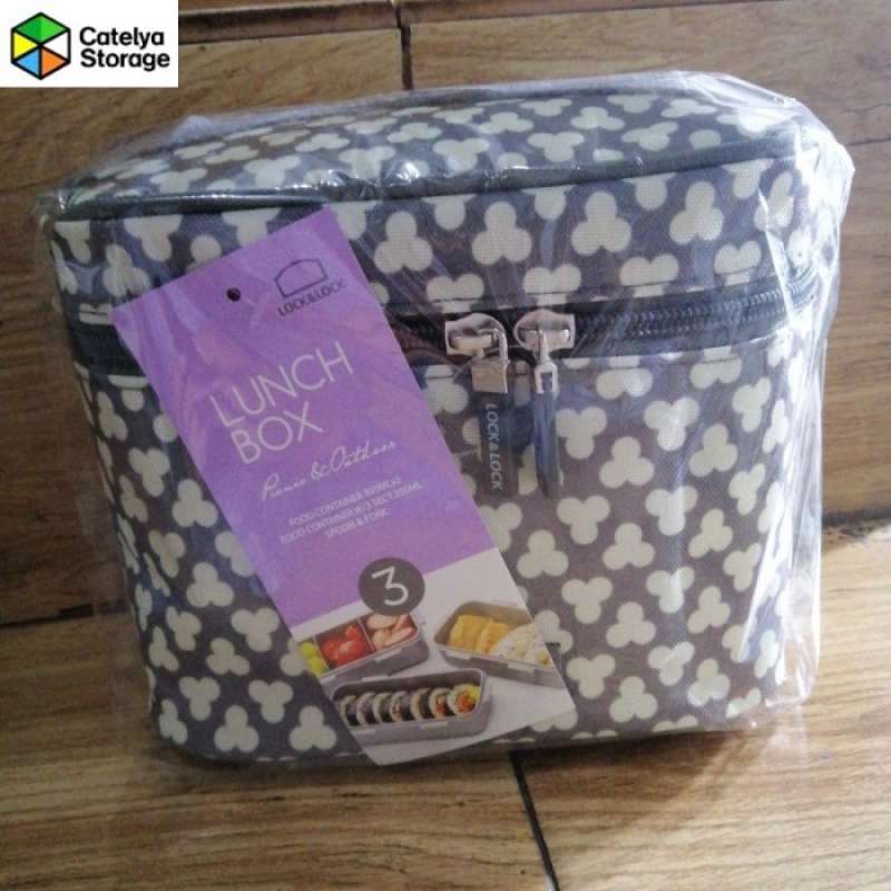 Promo LUNCH BOX LOCK N LOCK 2P DAN 3P - Abu2 2p Diskon 50% di Seller ...