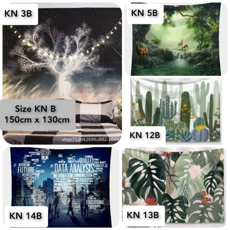 Promo Hiasan Dinding Poster Kain Background Foto Pemandangan Kota Peta ...