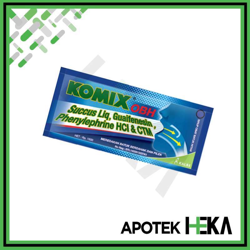 Jual Komix Obh Pe Sachet 1 Sachet - Obat Batuk Flu Di Seller Apotek ...