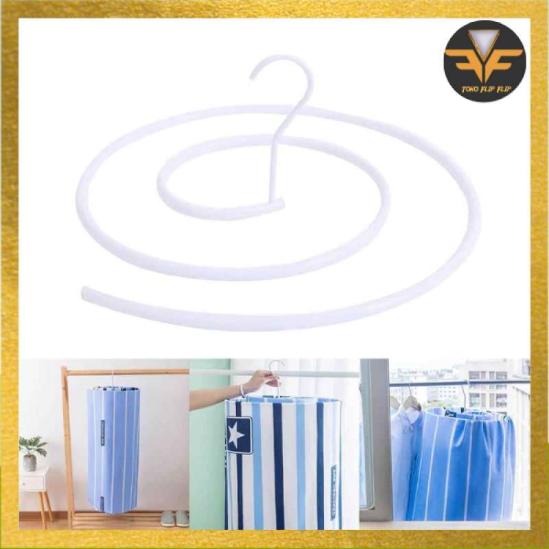 Jual flip flip Jemuran Gantungan Hanger Handuk Selimut Sprei Spiral ...