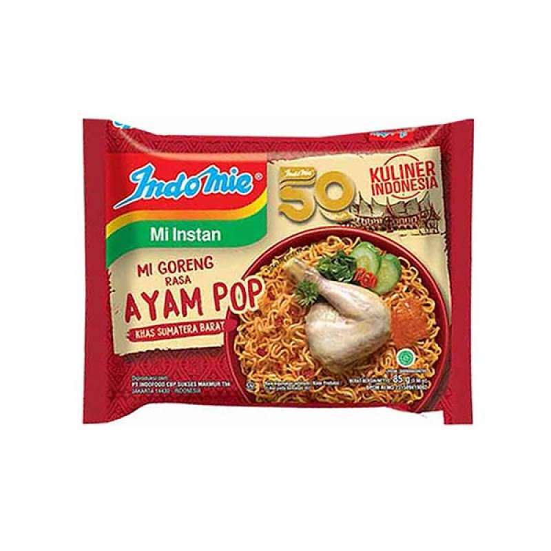 Jual Indomie Mi Goreng Rasa Ayam Pop 85g Di Seller Foodmart Makassar ...