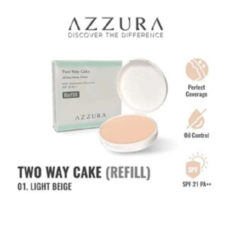 Jual AZZURA TWO WAY CAKE (REFILL) di Seller Cod_Kosmetik - Sei Agul ...