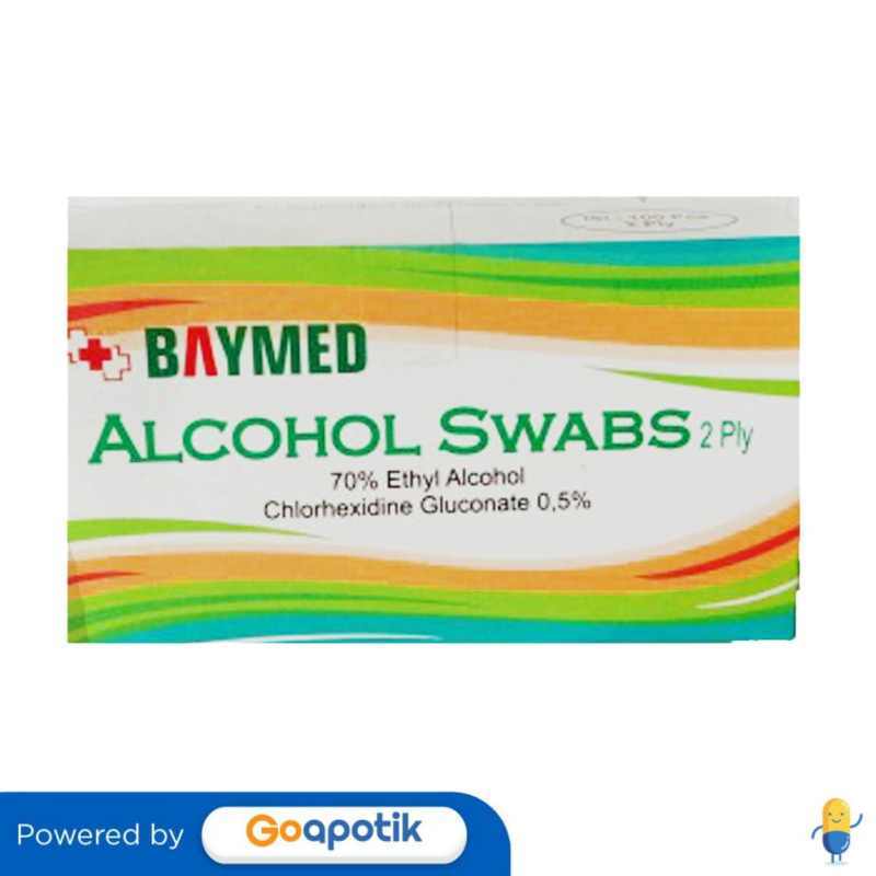 Jual BAYMED ALCOHOL SWABS BOX 100 PCS di Seller APOTEK HANARI - Tanjung ...