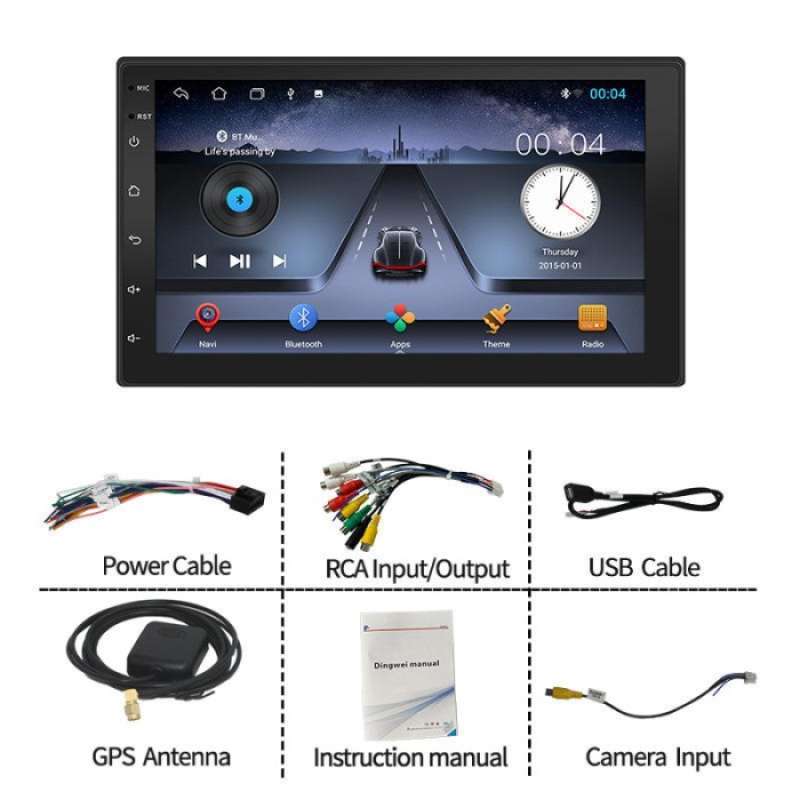 Promo Sale Head Unit Mobil Smart Android Layar Sentuh Double Din Media ...