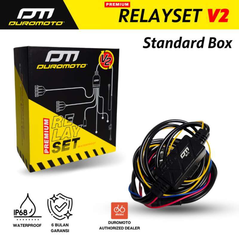 Promo DUROMOTO Relay Set Reley Lampu Tembak Motor Mobil Original ...