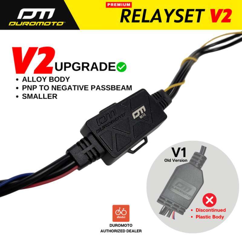 Promo DUROMOTO Relay Set Reley Lampu Tembak Motor Mobil Original ...