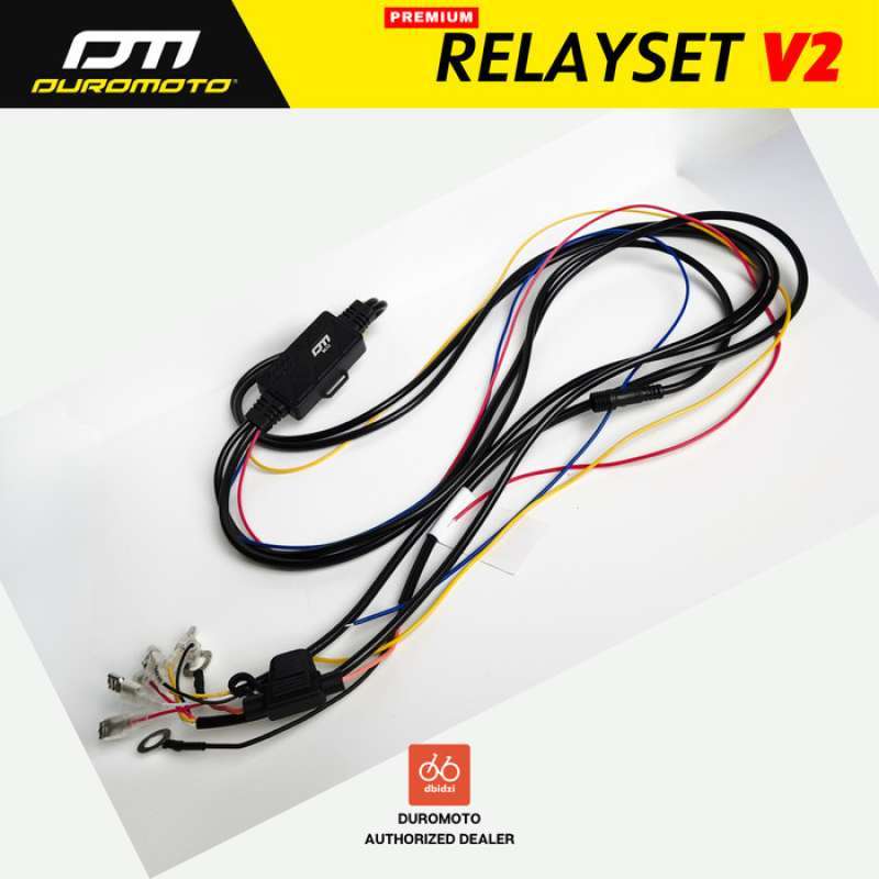 Jual DUROMOTO Relay Set Reley Lampu Tembak Motor Mobil Original - RELAY ...