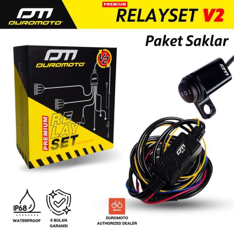 Jual DUROMOTO Relay Set Reley Lampu Tembak Motor Mobil Original - RELAY ...