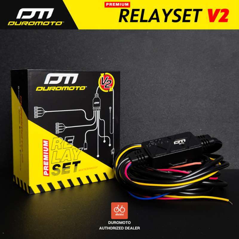 Promo DUROMOTO Relay Set Reley Lampu Tembak Motor Mobil Original ...