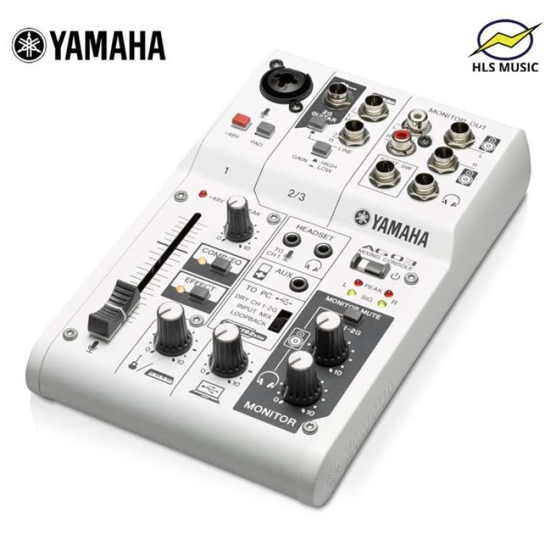 Jual Yamaha Mixer Ag03 / Ag03 With 3 Channel Usb Audio Interface Di Seller Hls Music Official ...