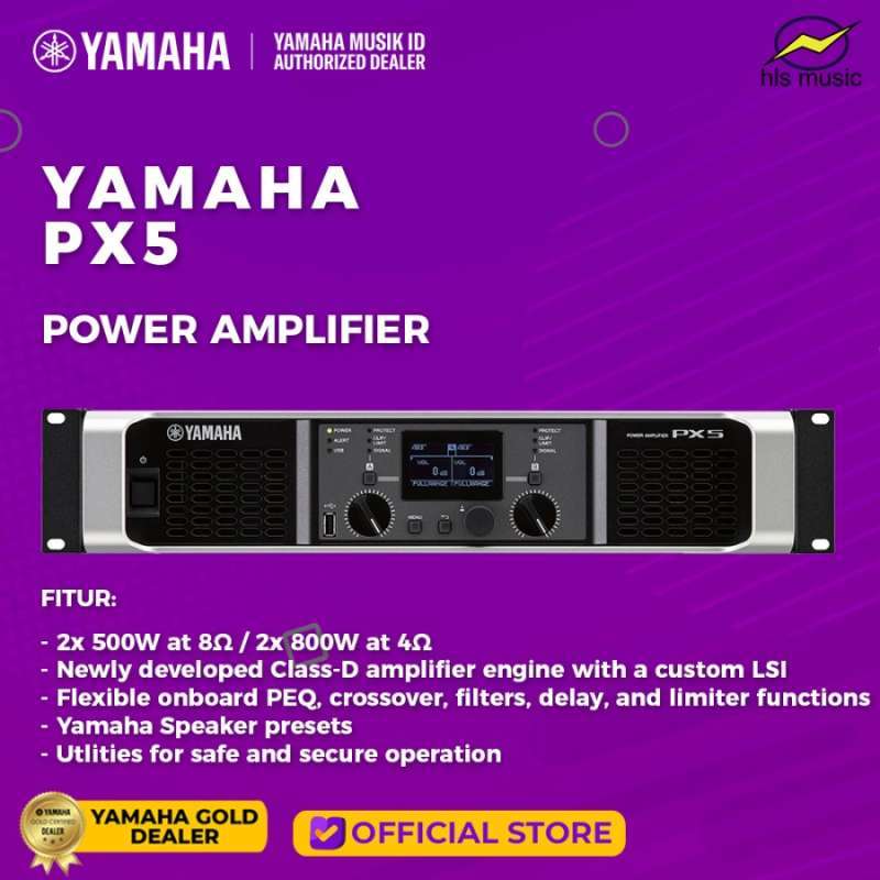 Promo Yamaha PX5 / PX 5 Power Amplifier Original Garansi Resmi Diskon ...