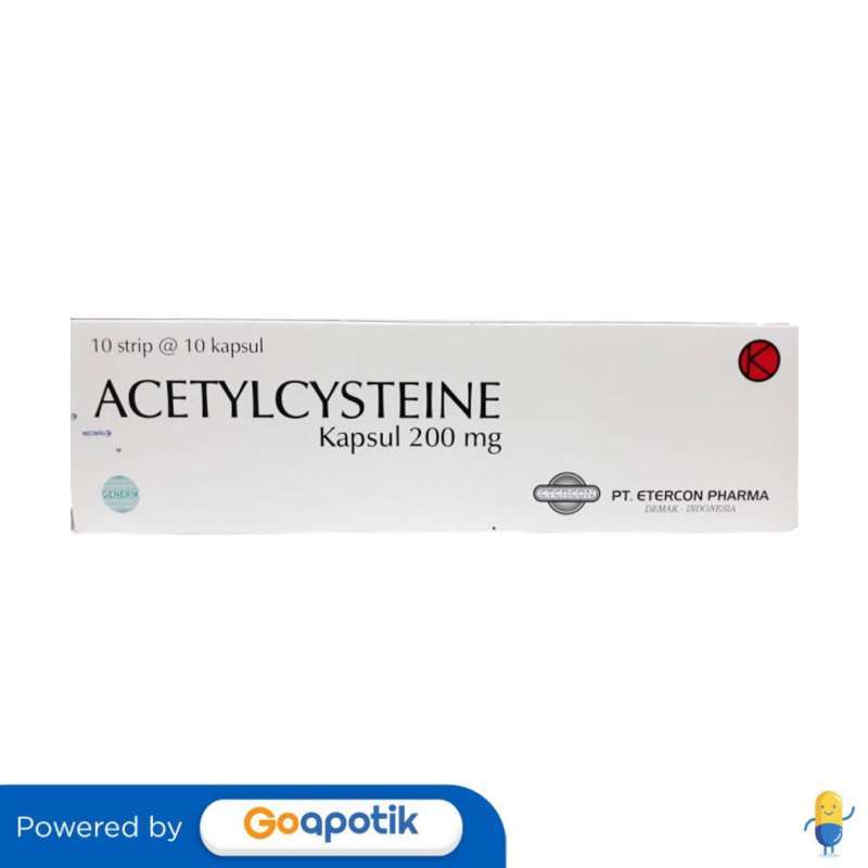 Jual ACETYLCYSTEINE ETERCON 200 MG BOX 100 KAPSUL di Seller Apotek Azmi ...