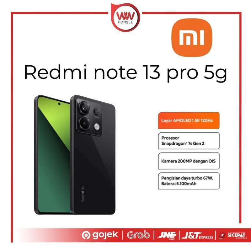 Jual Hp Xiaomi Redmi Note 13 Pro 5g Ram 8gb Internal 256gb Garansi ...