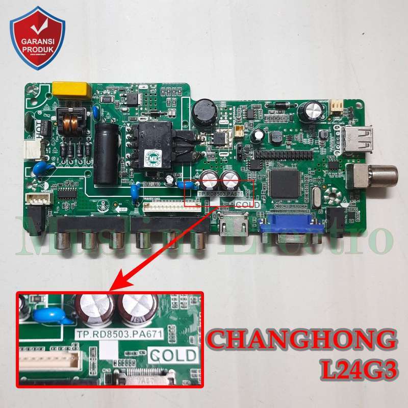Mainboard Tv Led Changhong 24 Garansi Resmi Indonesia 🏷️ Harga Murah ...