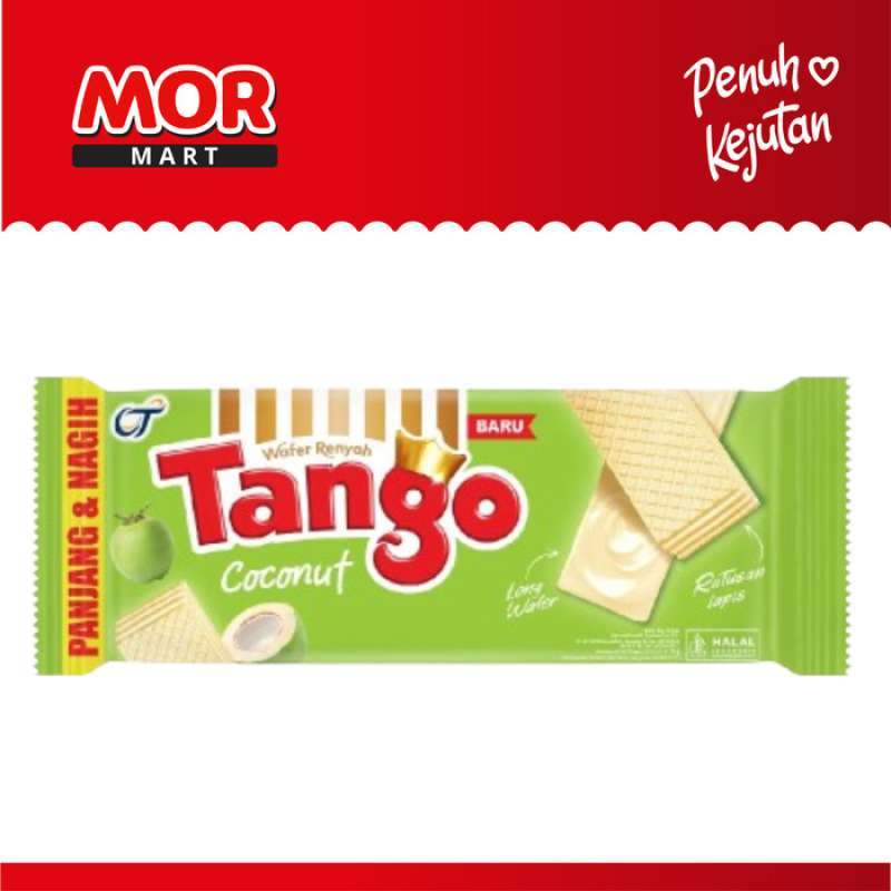 Jual Tango Wafer Coconut Wafer Tango Rasa Krim Kelapa 110gr Di Seller ...