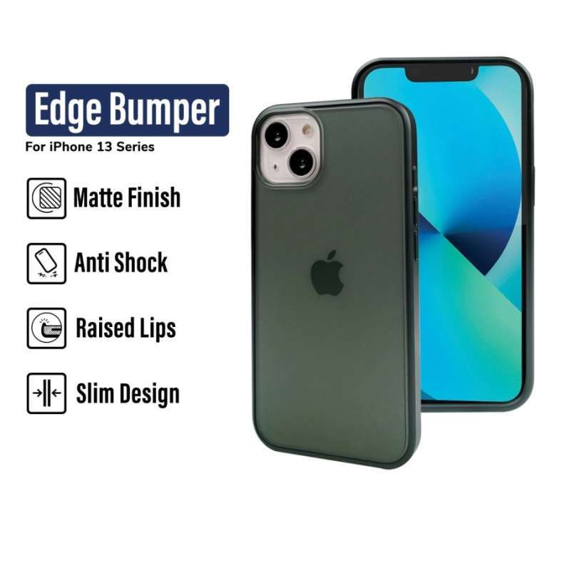 Promo Case iPhone 13 Pro Max Mini Octagoods Edge Bumper Hybrid Matte ...