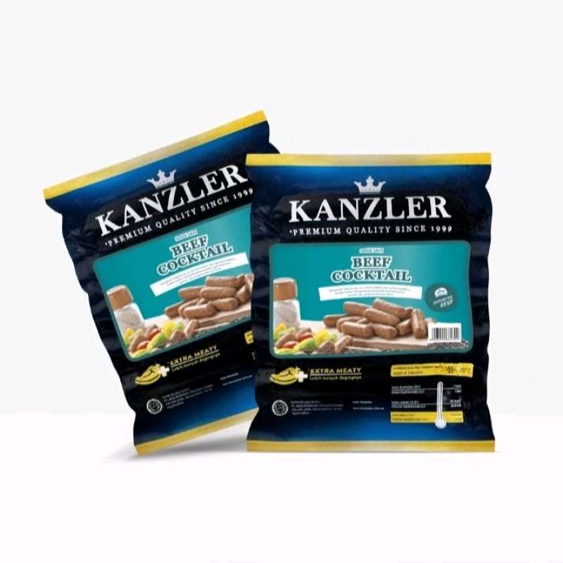 Jual Sosis Sapi Kanzler Beef Cocktail Sausage 500 g di Seller Deira ...