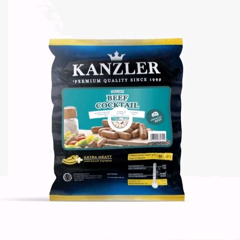 Jual Sosis Sapi Kanzler Beef Cocktail Sausage 500 g di Seller Deira ...