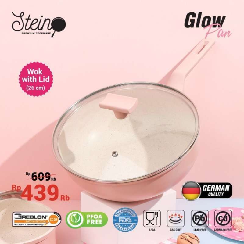 Promo [Free Bubble] Steincooare Stein Glow Pan Glowpan Complete Set 5 ...