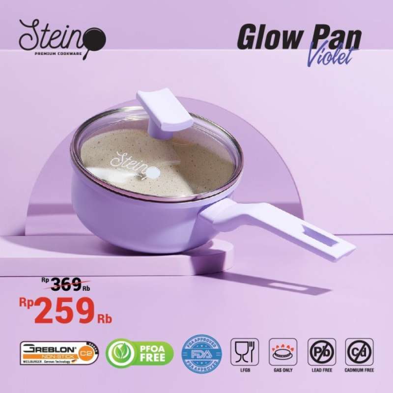 Promo [Free Bubble] Steincooare Stein Glow Pan Glowpan Complete Set 5 ...