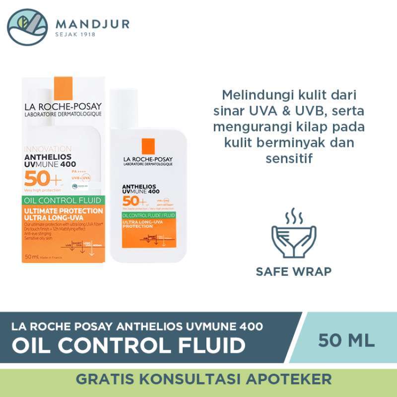Jual La Roche Posay Anthelios Uvmune 400 Oil Control Fluid 50 Ml ...