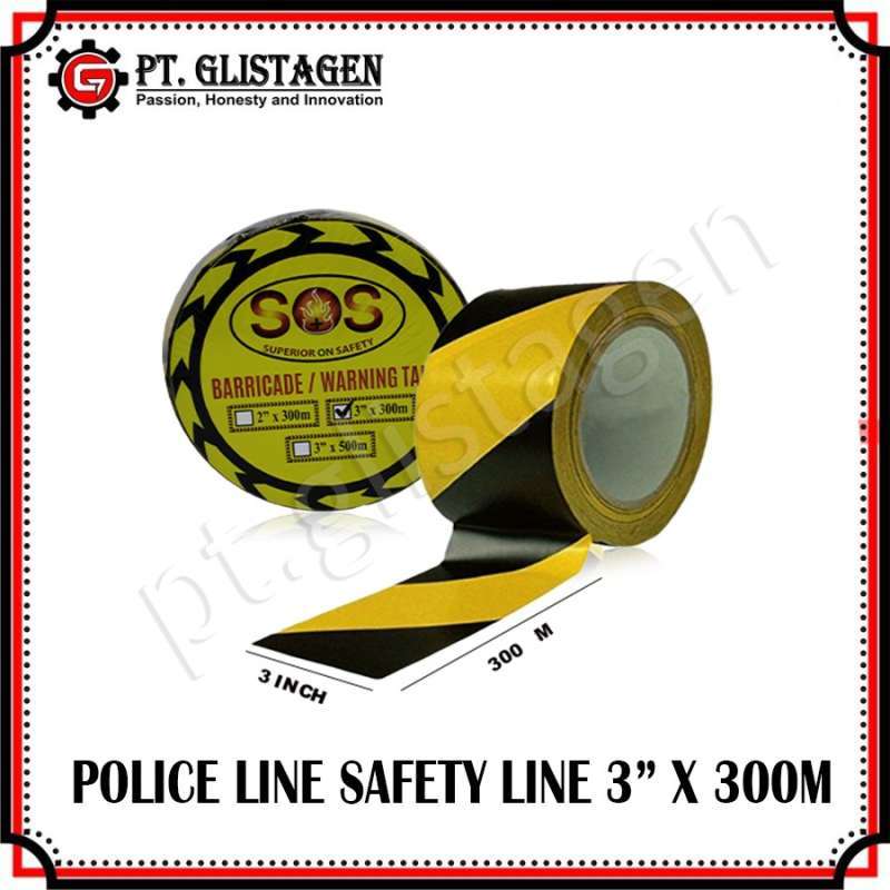 Jual SOS Police Line Garis Polisi 3 x 300 Meter Safety Line Barricade ...