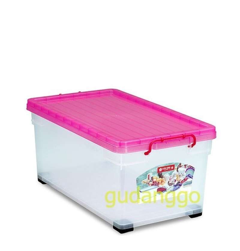Promo (CARGO) Tugo Container 60 Liter VC-12 Lion Star Storage Box Tebal ...