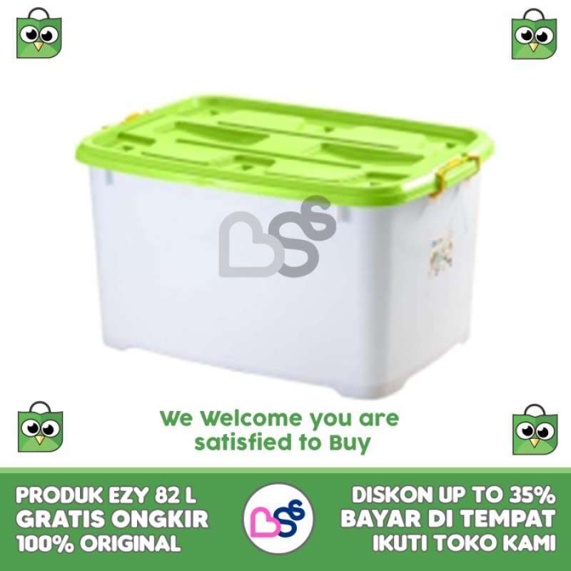 Promo BOX CONTAINER EZY CB 82 LITER / EZY KONTAINER BOX / KOTAK ...