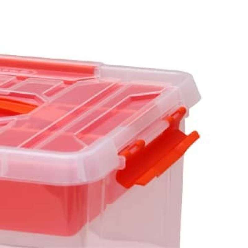 Promo Krisbow Kotak Perkakas Dengan Kompartemen 22 L/Container Box With ...
